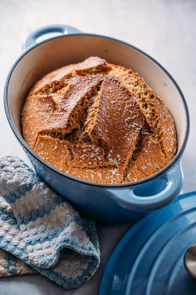 No Knead Crusty Whole Grain Emmer Loaf - Bluebird Grain Farms