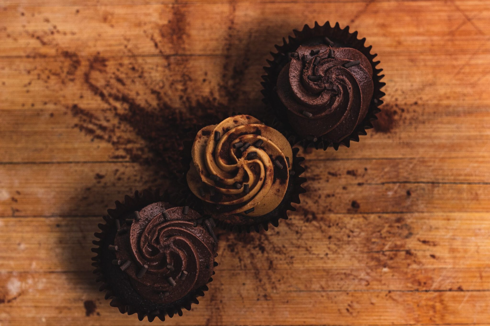 Simple Chocolate Emmer Cupcakes - Bluebird Grain Farms