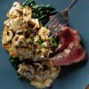 Potlatch Pilaf Cake with Whole Grilled Tenderloin, Creamed Mushroom Mix ...