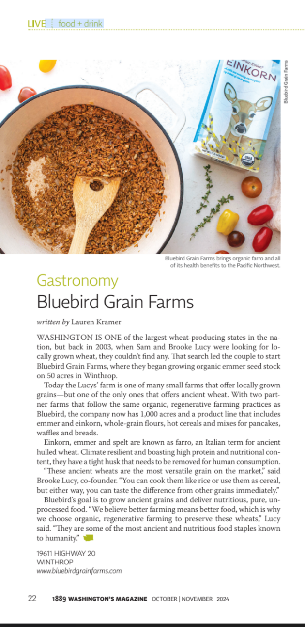 Learning Center - Bluebird Grain Farms